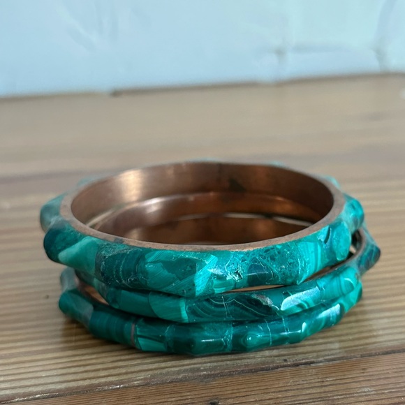 Jewelry | Vintage Malachite Bangles | Poshmark